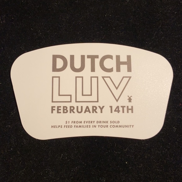 Dutch Bros | Design | Dutch Luv February 22 Sticker Of The Month | Poshmark
